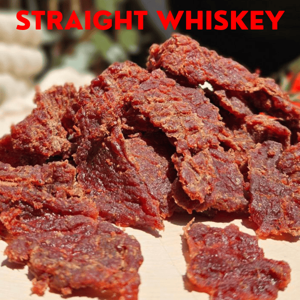 STRAIGHT WHISKEY Brisket beef jerky | Best Soft jerky 7oz Bag